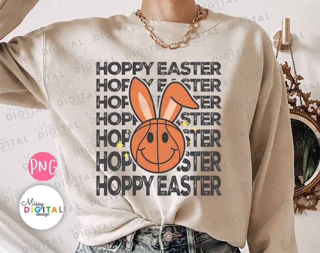 Hoppy Easter Basketball PNG, Rabbit Png, Easter Sports Bunny Png ...