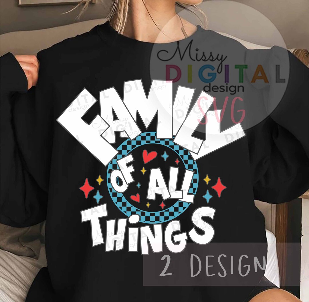 Family of All Things SVG PNG, Cousin of All Things SVG, Thing Family ...
