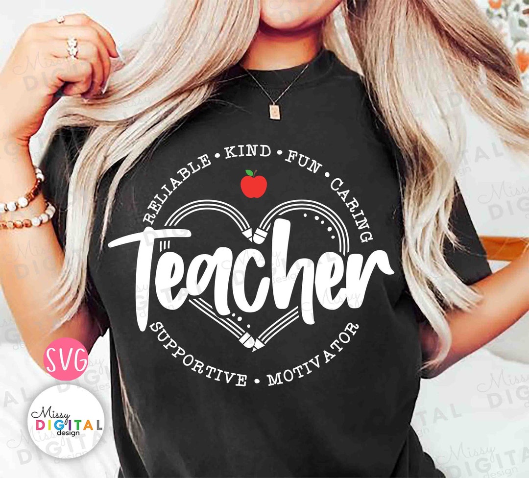 Teacher Appreciation SVG, Teacher Svg, Teacher Shirt Svg, Teacher Life ...