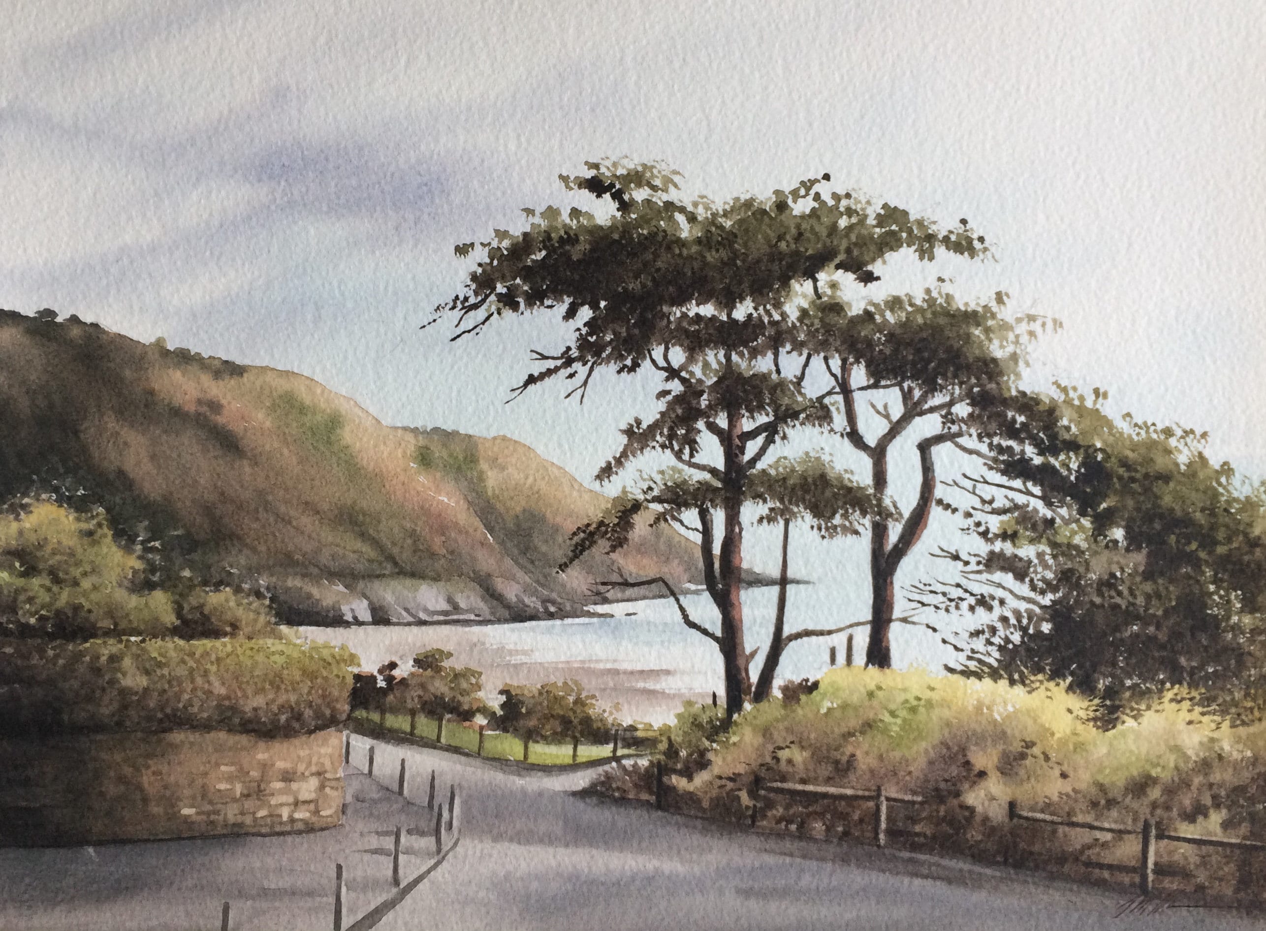 Caswell Bay Gower Original Watercolour Painting. 15 X 11 Inches. - Etsy