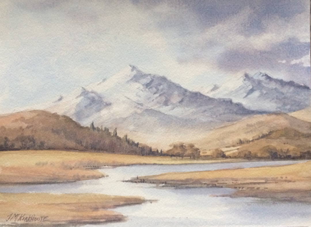 Mt Snowdon From Porthmadog North Wales Original Watercolour Painting ...