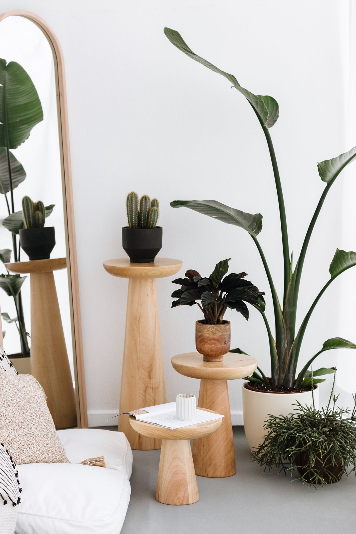 MUSHROOM SIDE TABLE Longest | Etsy