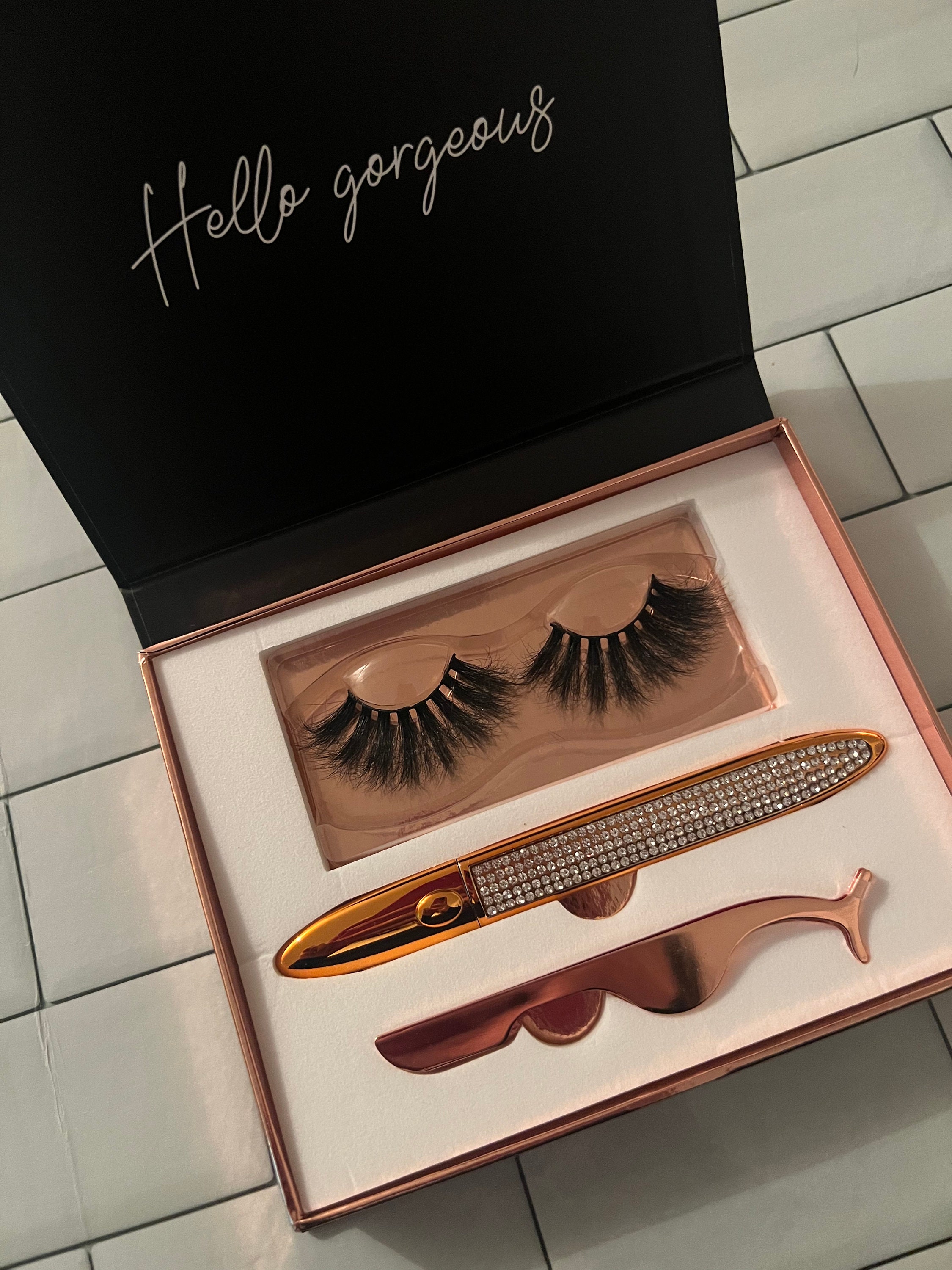 Luxury Faux Mink Lash Set Style ZMD985 - Etsy