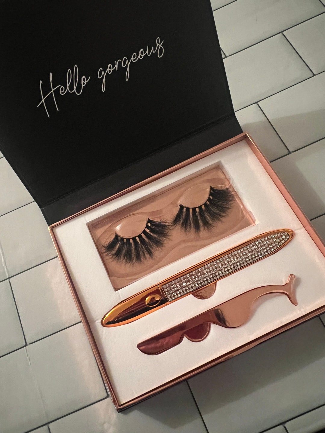 Luxury Faux Mink Lash Set Style ZMD985 - Etsy