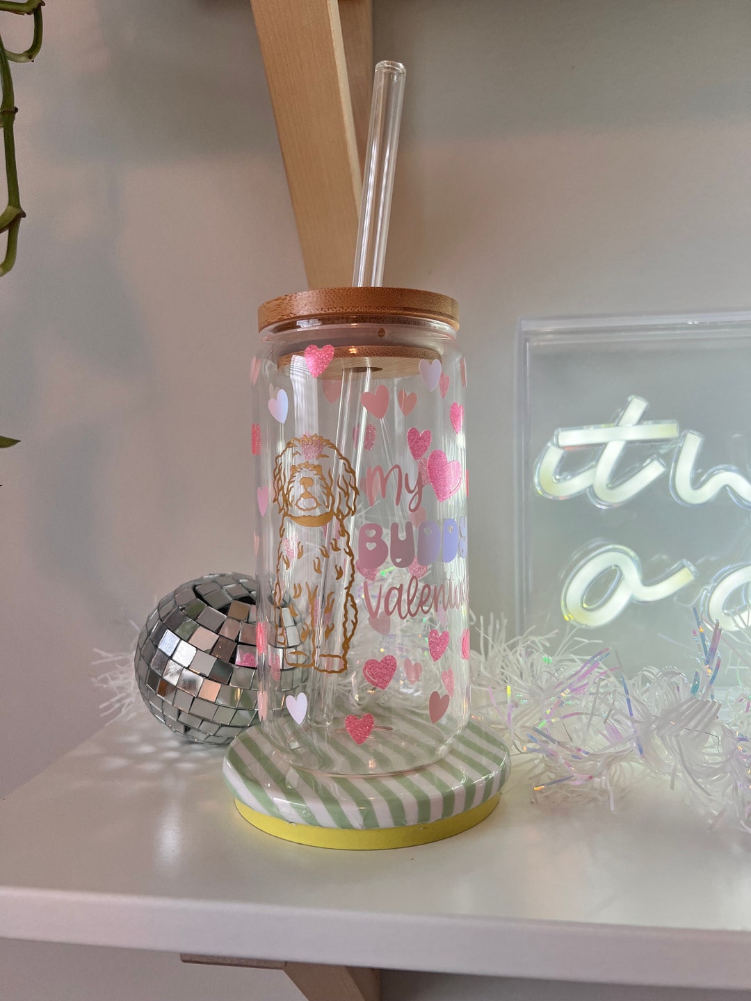 Custom Glass Cups - Etsy