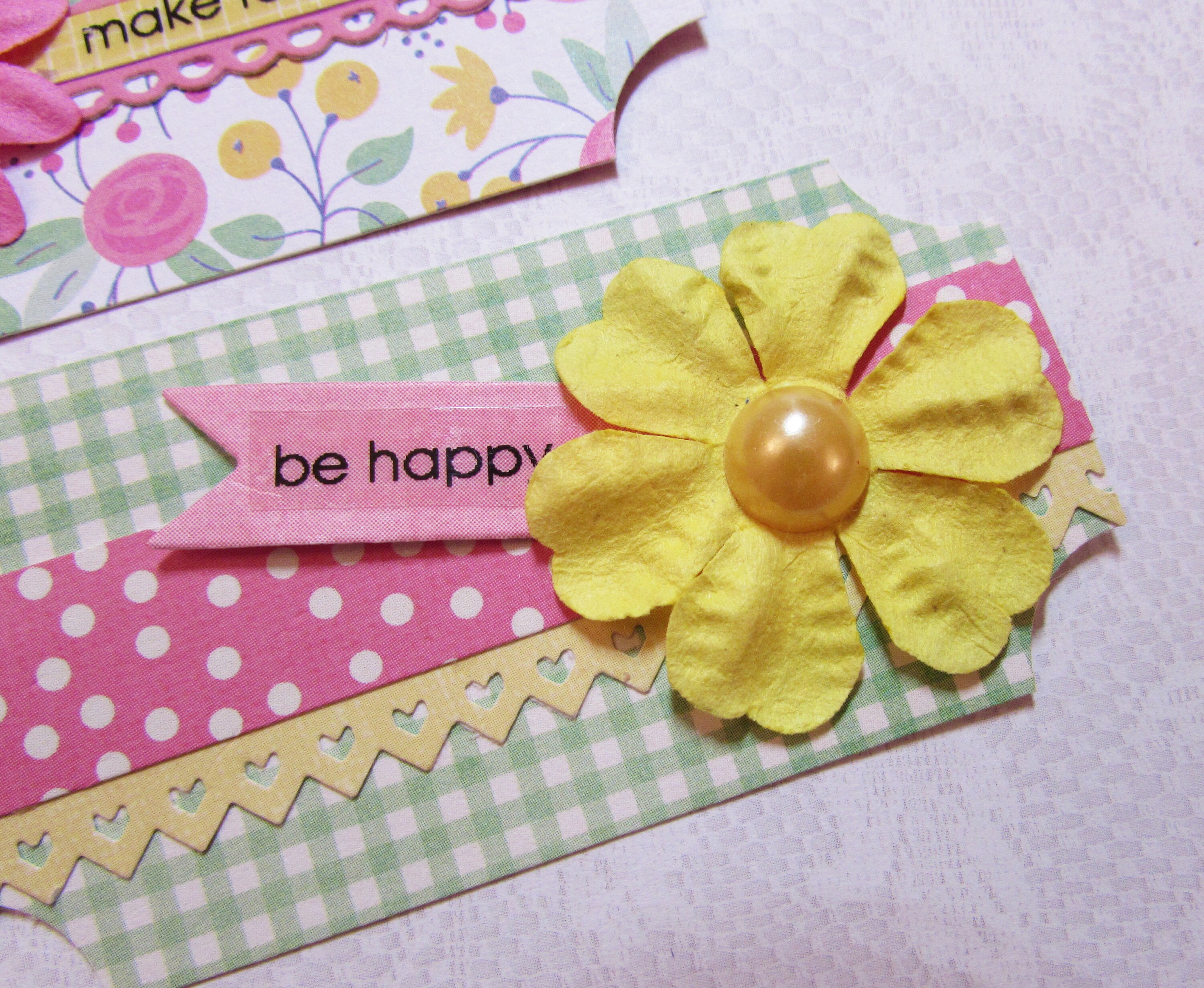 3 Mini Ticket Embellishments, Set of 3, Handmade, Planner, Scrapbook ...