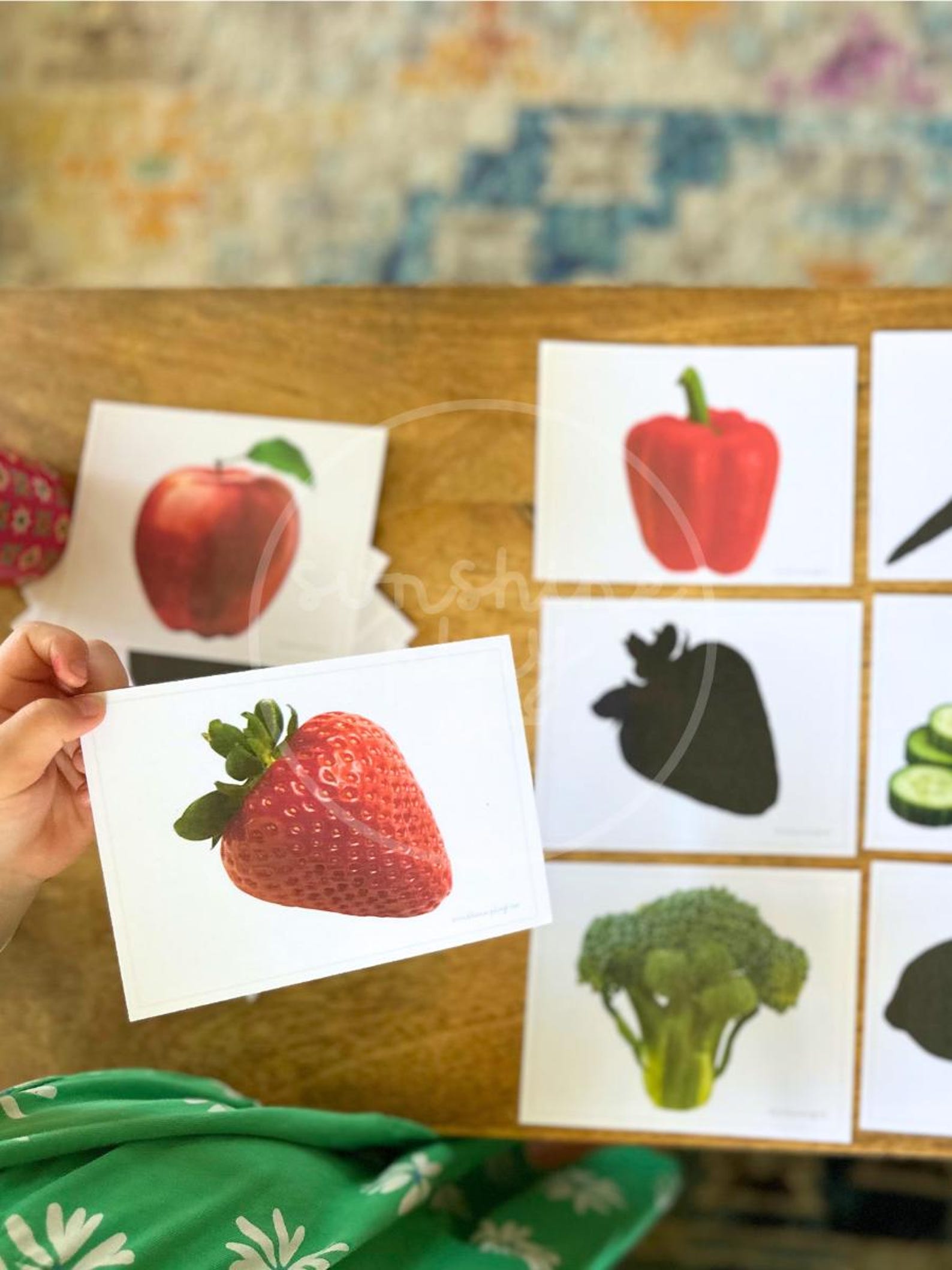 Fruit and Vegetable Learning Bundle Children Learning About Produce ...