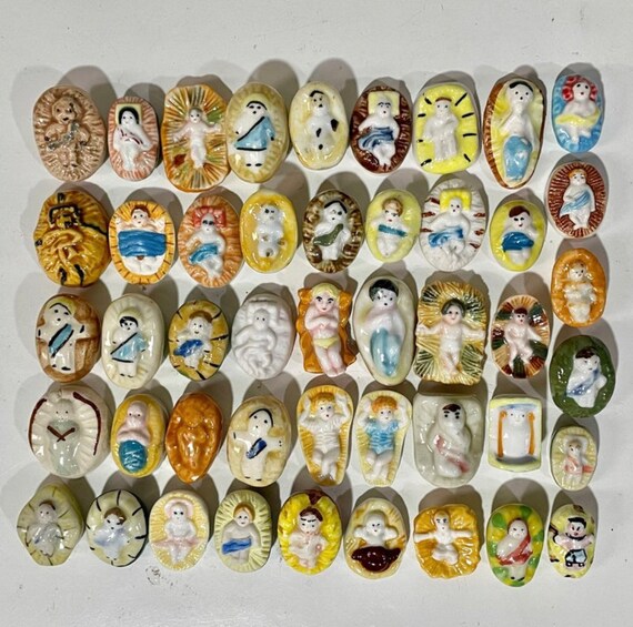 Lot of 46 Different Feves of the Child Jesus - Etsy