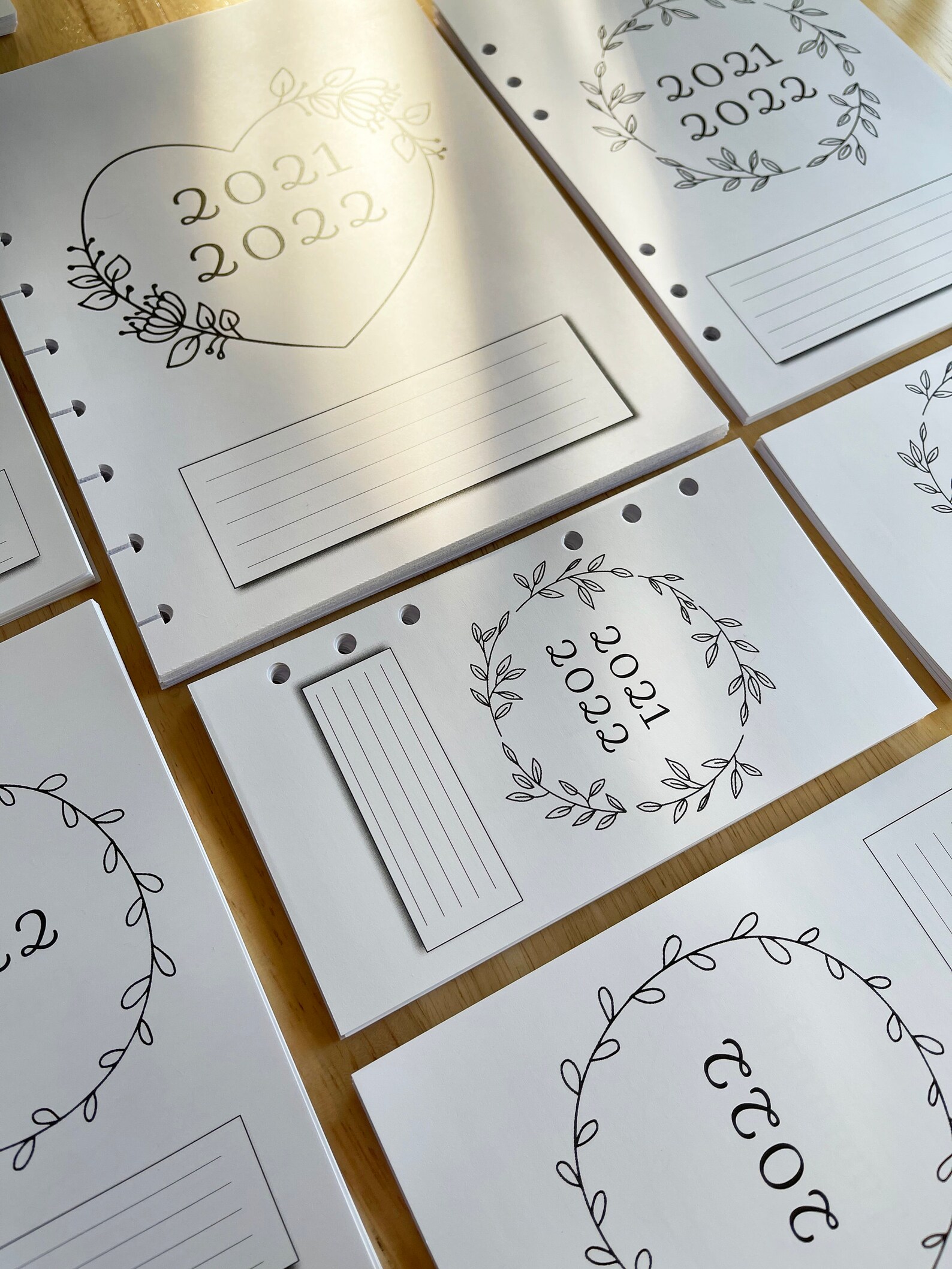 2022 Big Happy Planner 11 Disc Monthly Calendar Inserts - Etsy