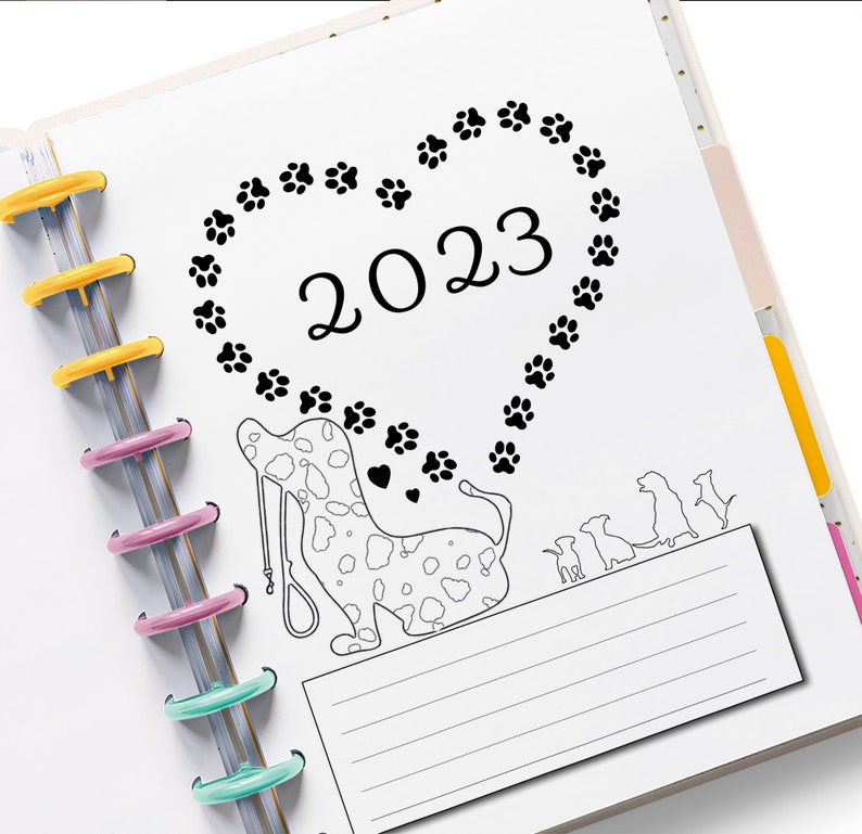 2023 Discbound Monthly Calendar Inserts for 11 Disc Planners - Etsy