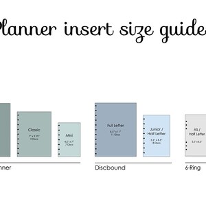 Weekly Planner Inserts Refills printed for A5 Size Planners, Carpe Diem ...