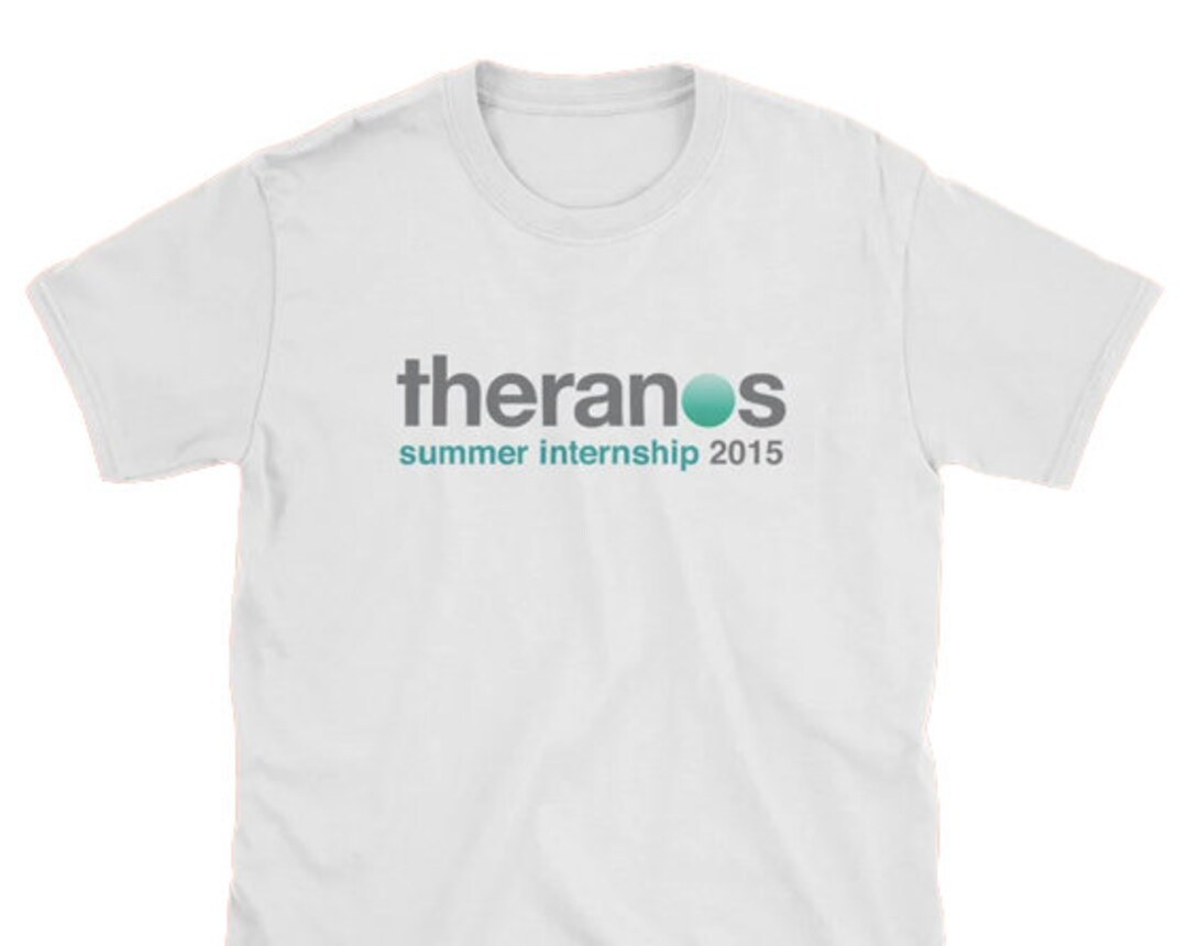 Theranos Summer Internship T-shirt Theranos Shirt Elizabeth - Etsy