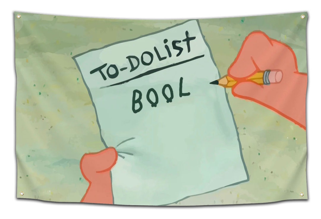 To Do List Bool Tapestry | Tailgate Flag, Tapestry for Dorm, Dorm Decor ...