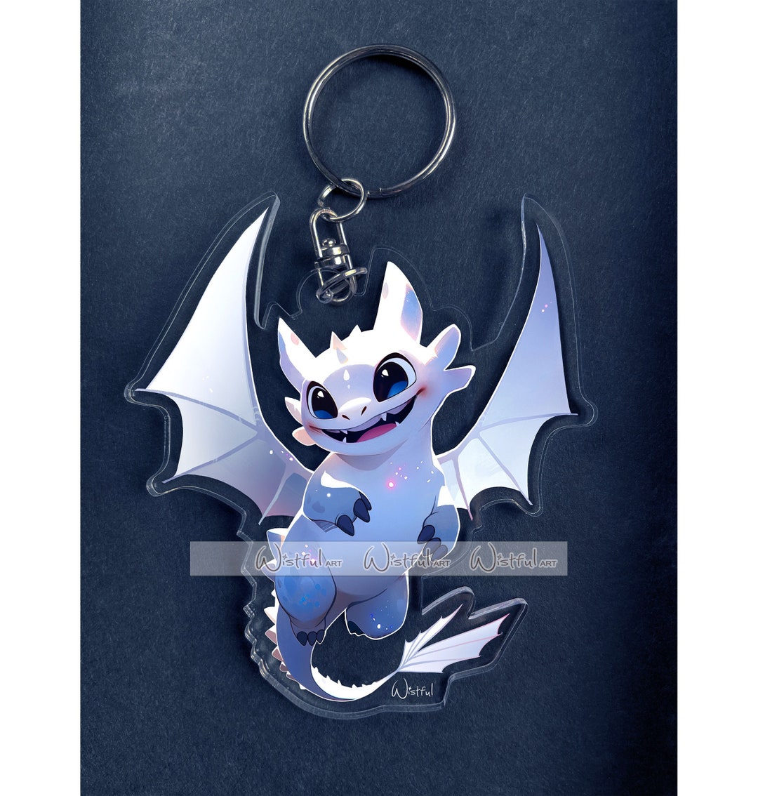 Light Fury Charm - Etsy