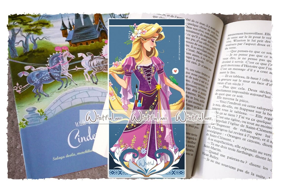 Rapunzel Designer Bookmark - Etsy