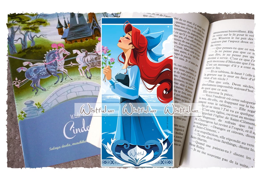 Ariel Flowers Bookmark - Etsy