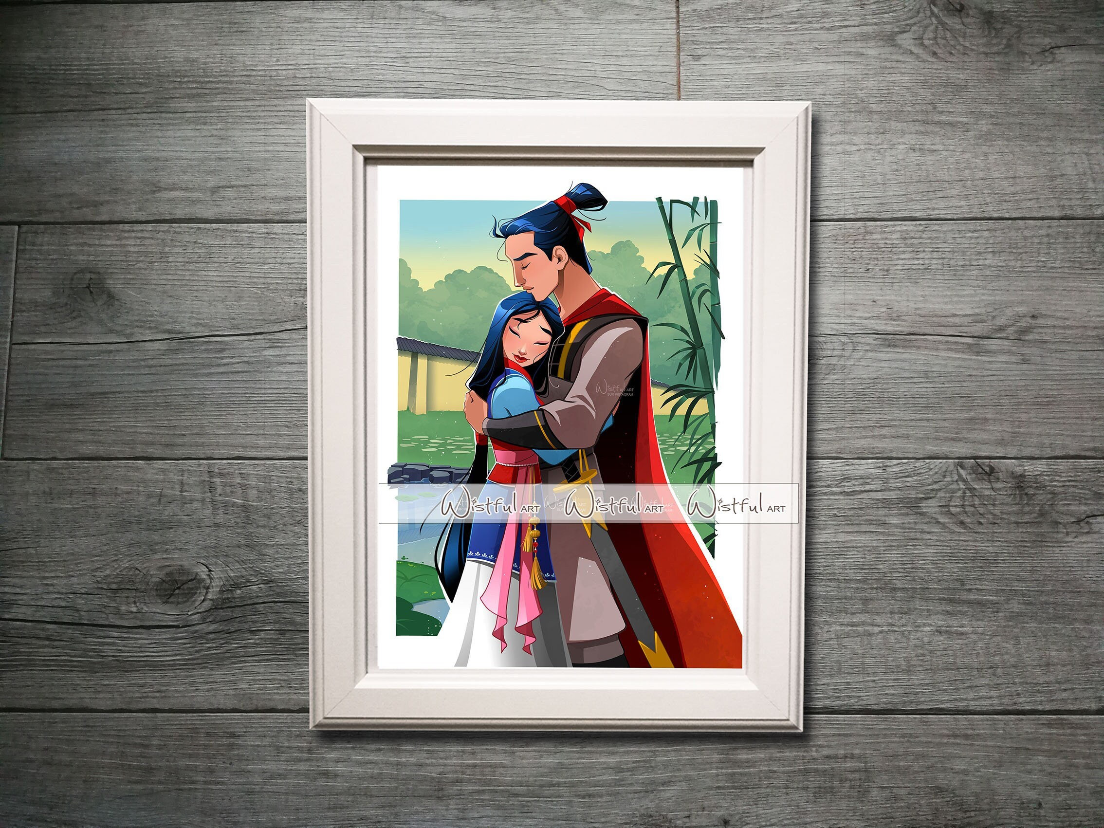 Mulan &Li Shang Fine Art Quality Print - Etsy España