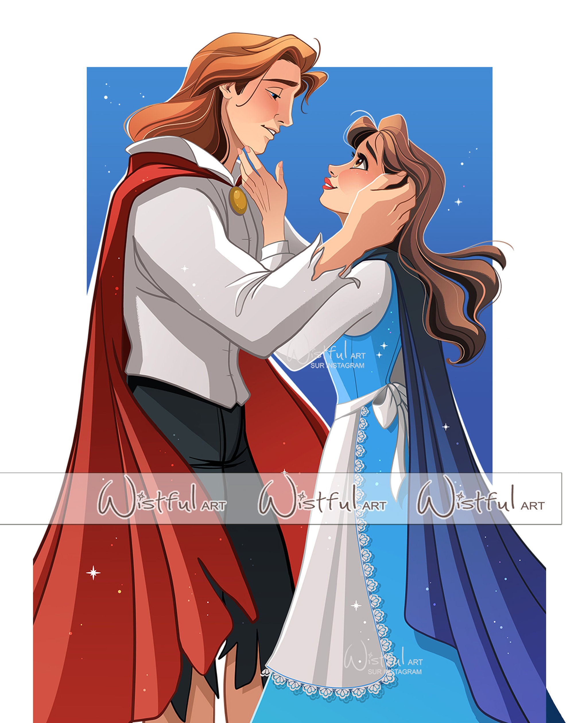 Prince Adam Disney Painting