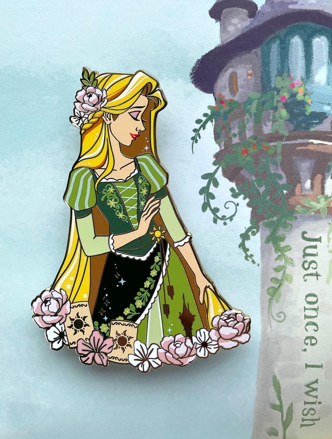 Rapunzel Pins LE 30 Green Variant - Etsy