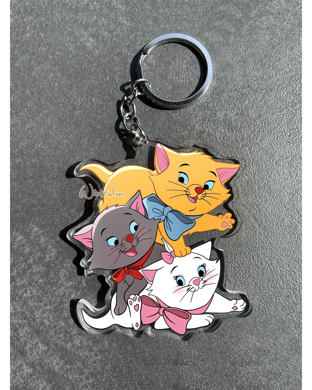 The Aristocats Charm Keychain - Etsy