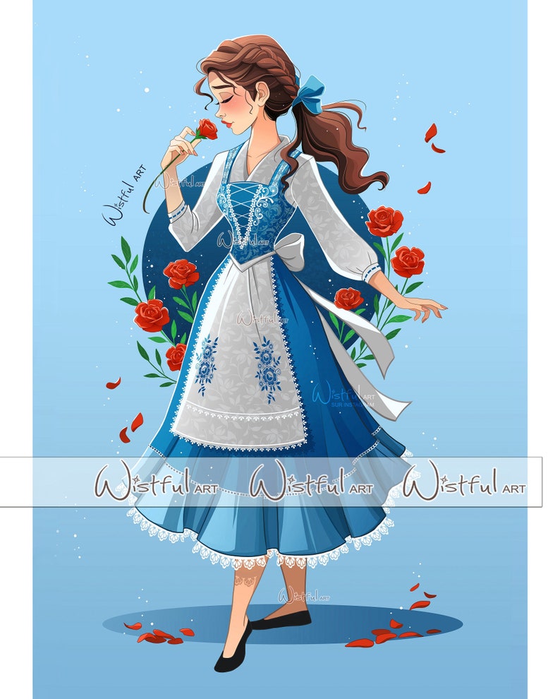 Belle Designer Fine Art Quality Print - Etsy