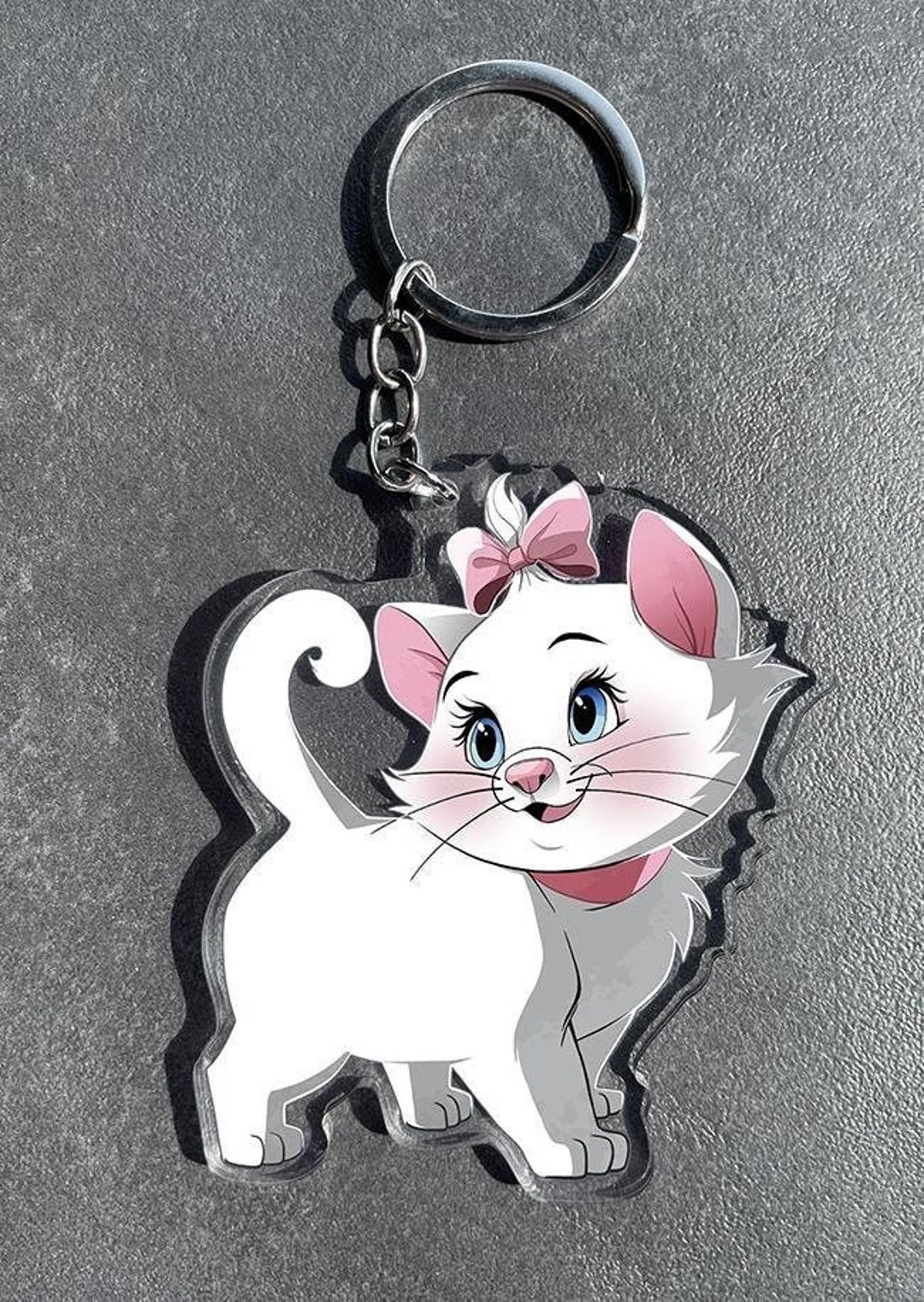 Marie the Aristocats Charm Keychain - Etsy