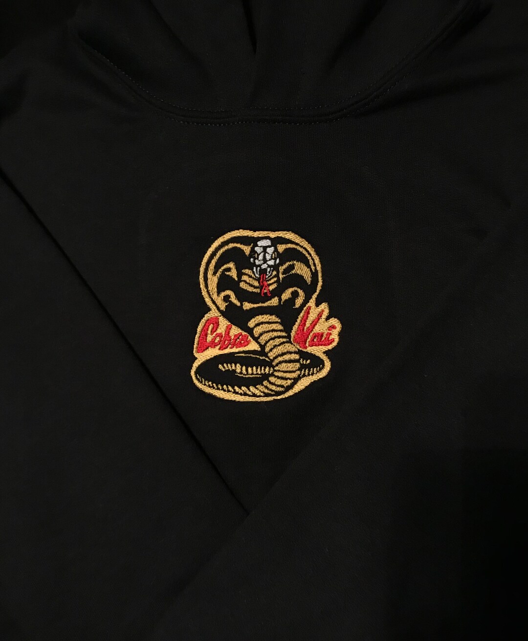 Cobra Karate Embroidered Sweater - Etsy