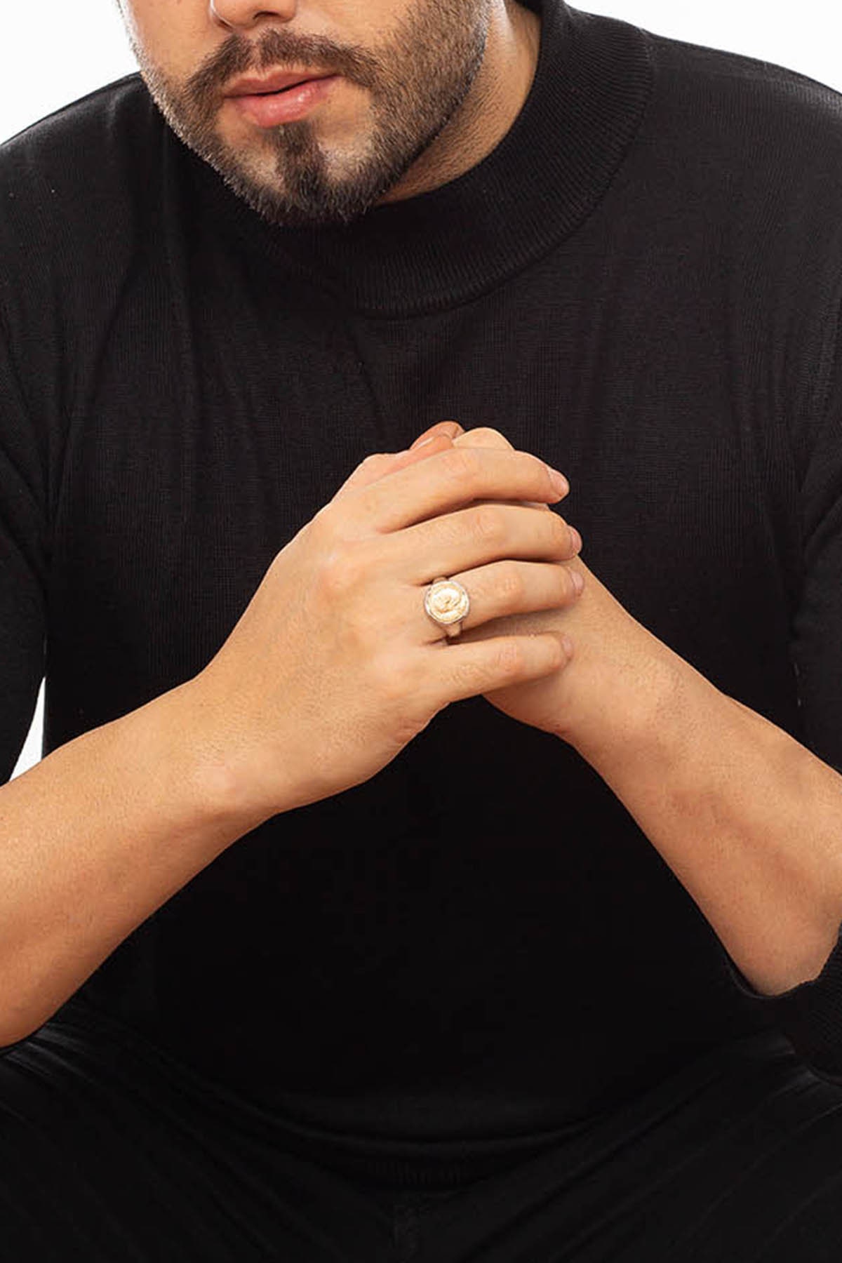 Trajan Coin Ring Archaeological Jewelgold and Rhodium - Etsy UK