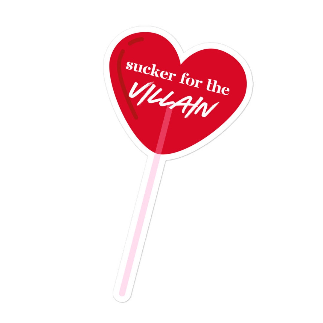 Sucker for the Villain Stickers Villain Sticker Dark Romance Sticker ...