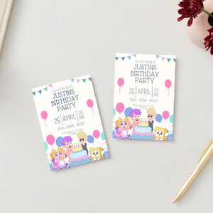 Lankybox Themed Digital Birthday Invitation Template | Editable in ...