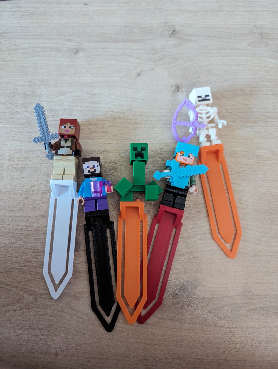 Customizable 3D Printed Bookmark With Lego-compatible Studs for ...