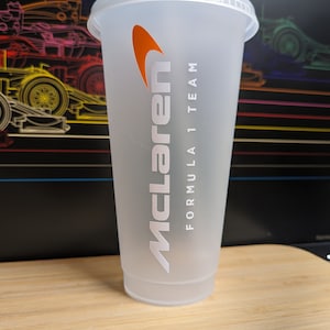Custom 24oz Cold Cups With F1 Team Logo Vinyl Red Bull & Mclaren Lid ...