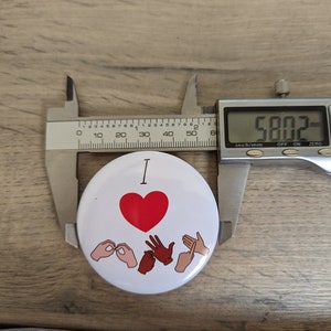 British Sign Language BSL Badges: Learning Level Pins - Etsy UK