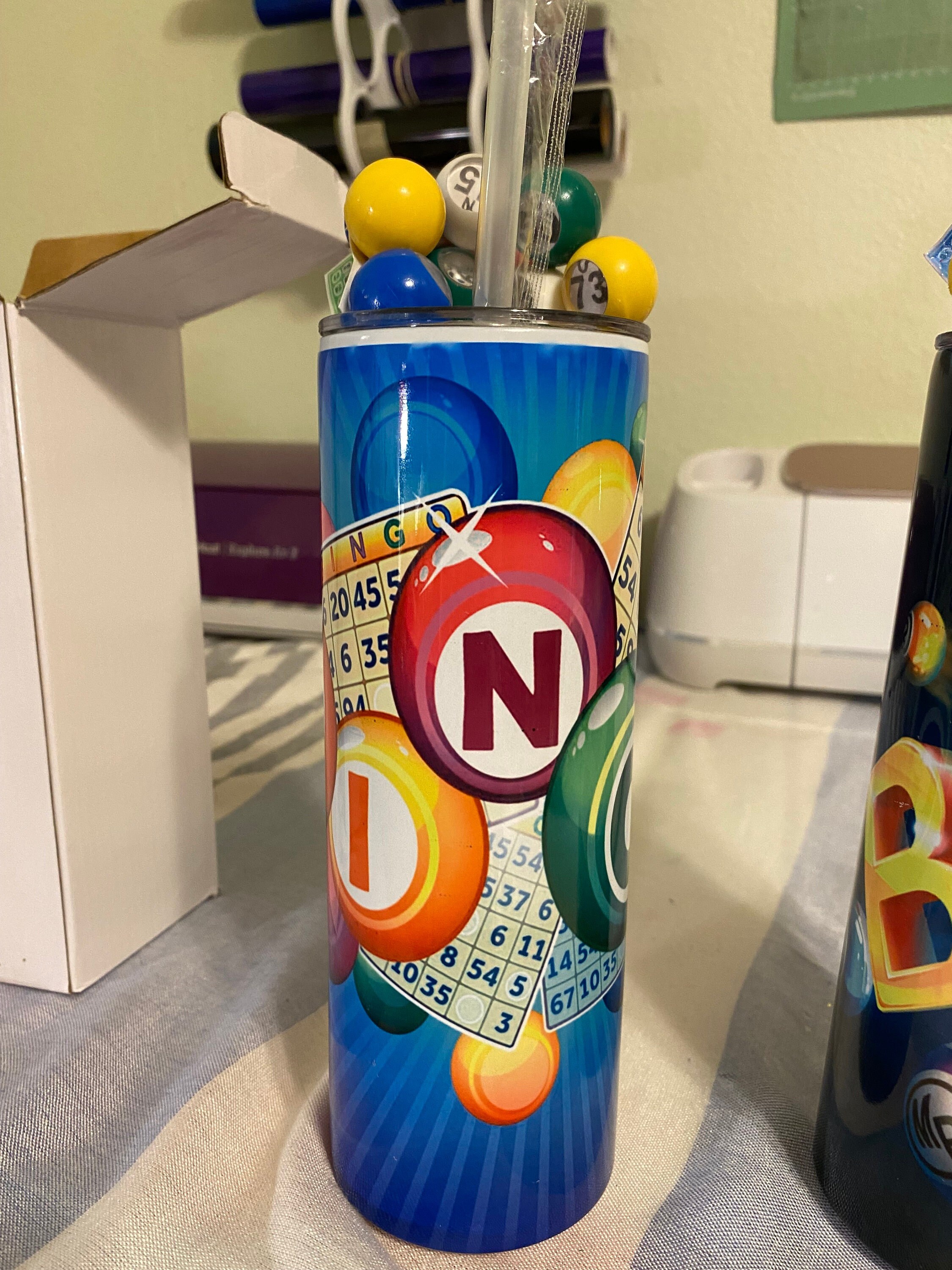 Bingo Tumbler With 3D Bingo Lid - Etsy