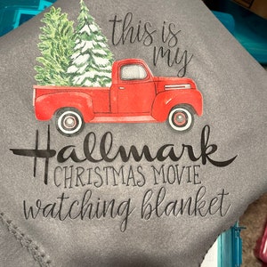 This is My Hallmark Christmas Movie Watching Blanket - Etsy
