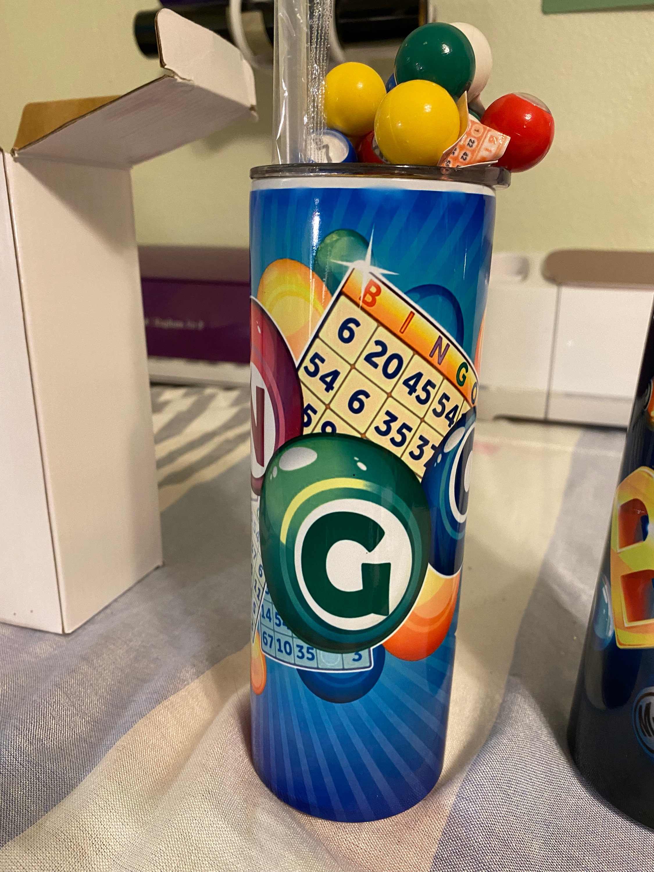 Bingo Tumbler With 3D Bingo Lid - Etsy