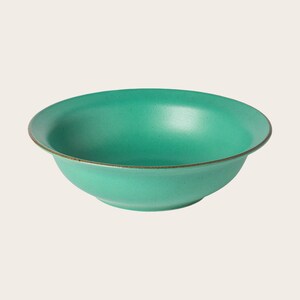 Large Stunning Green Serving Bowl Bold Kitchen Fruit Bowl Ceramic ...