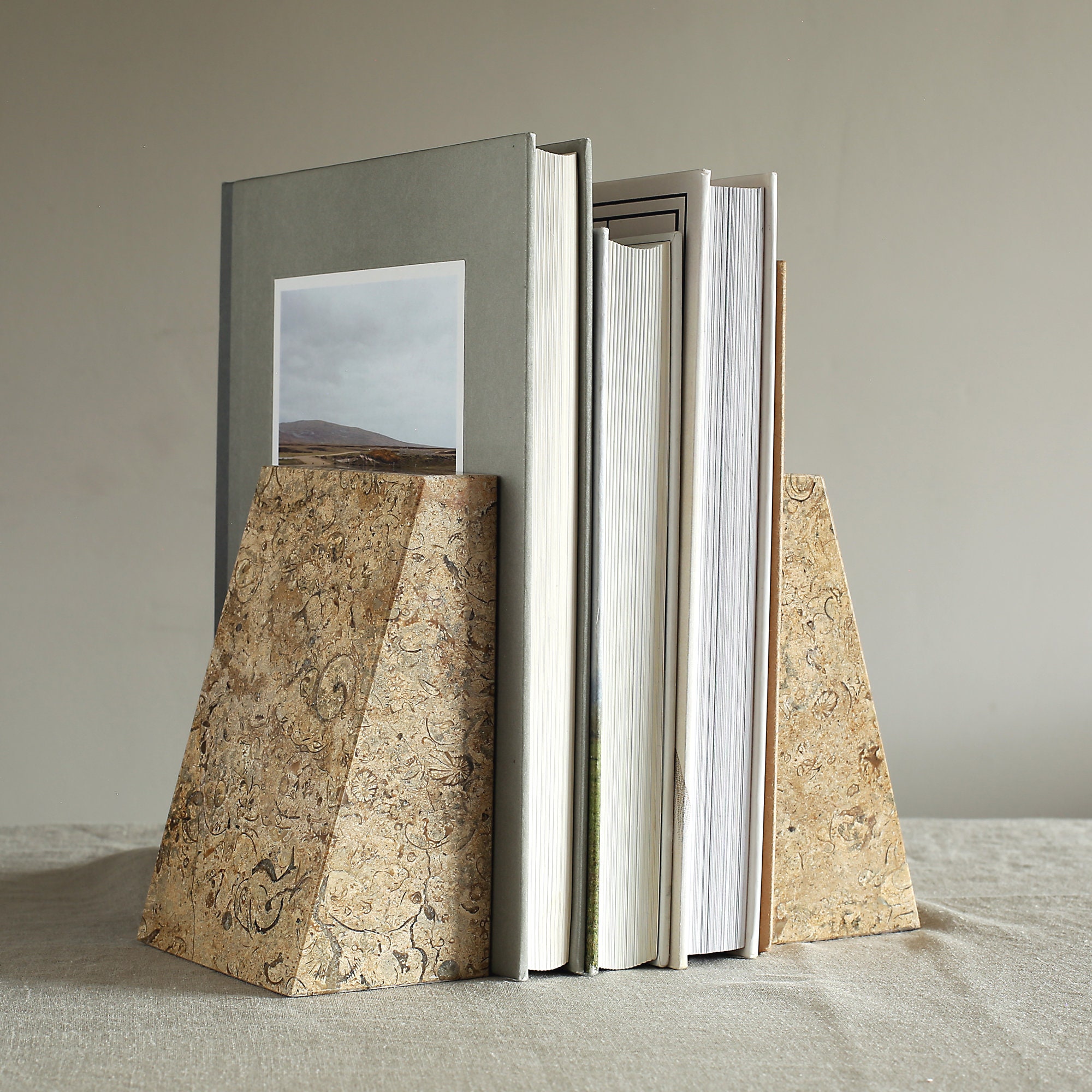 Onyx Marble Wedge Bookends Book Holder Book Shelf - Etsy UK