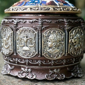 Personalized Constellations Rotate Music Box With Engraved for Girls ...