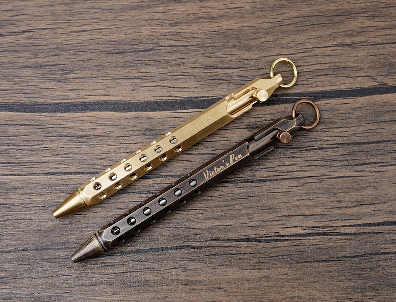 Personalized Men Bolt-action Pen With Engraved Custom EDC Pen - Etsy