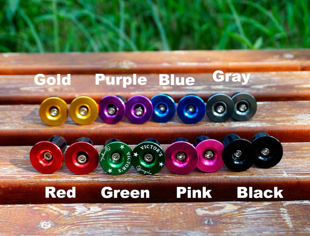 Personalized Bike Handle Bar End Caps, Handle Bar End Plugs, Perfect ...