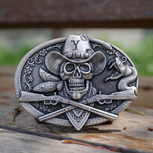 Snake Skull Belt Buckle - Etsy