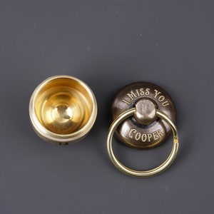 Personalized Chestnut CREMATION URN KEYCHAIN Ashes Jewelry, Waterproof ...