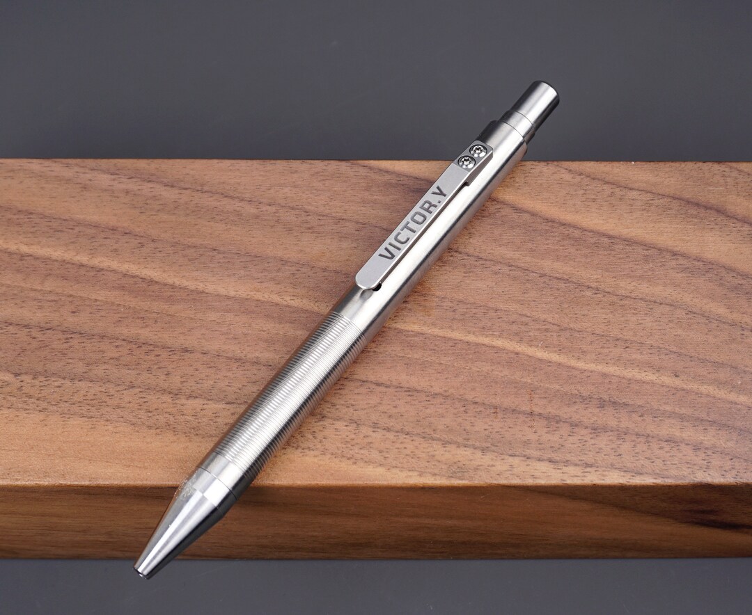 Personalized Titanium Bolt-action Pen With Tungsten Steel Head - EDC ...