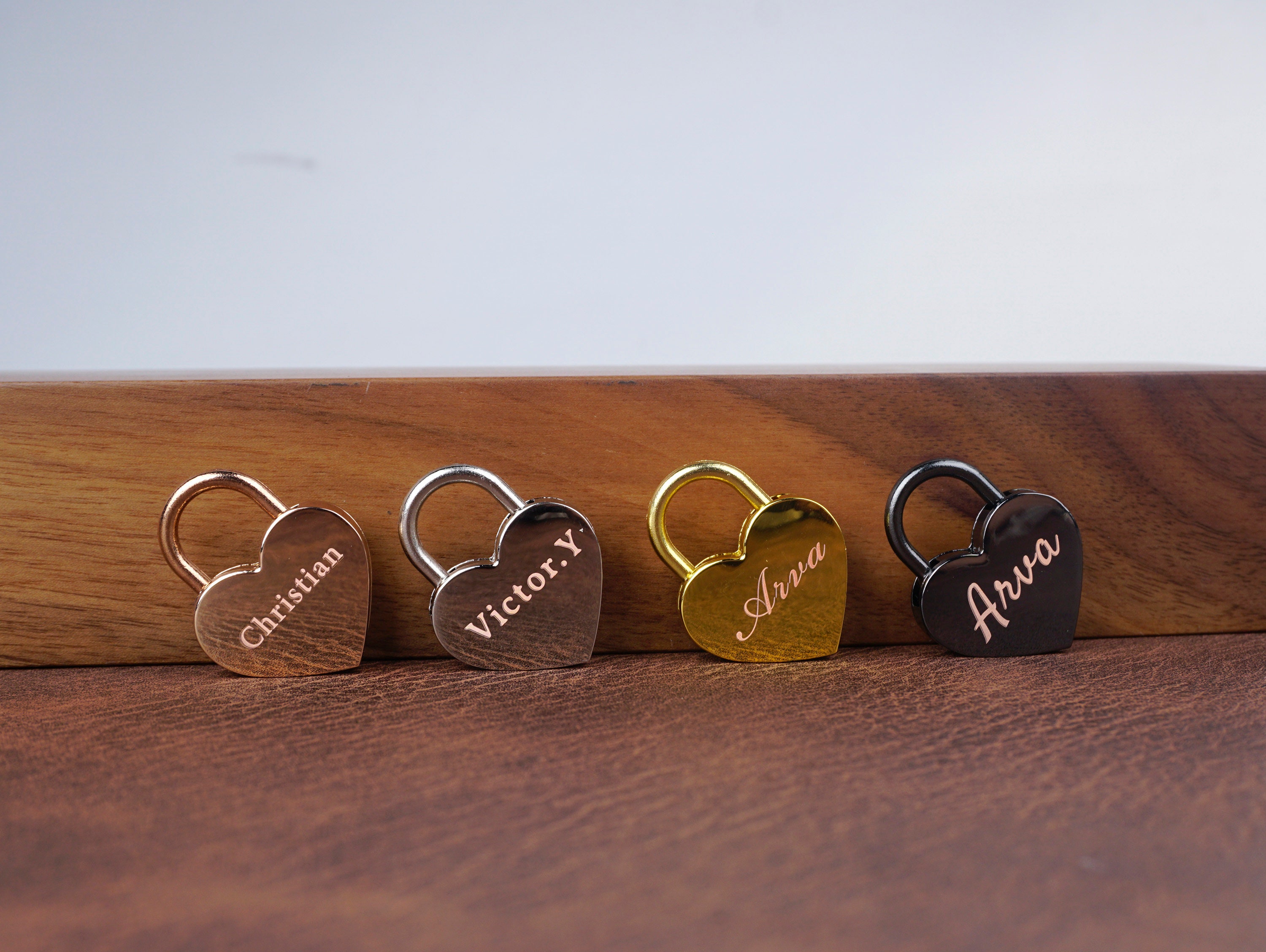 Personalized Engraved Heart Love Padlock With Key Love Lock - Etsy
