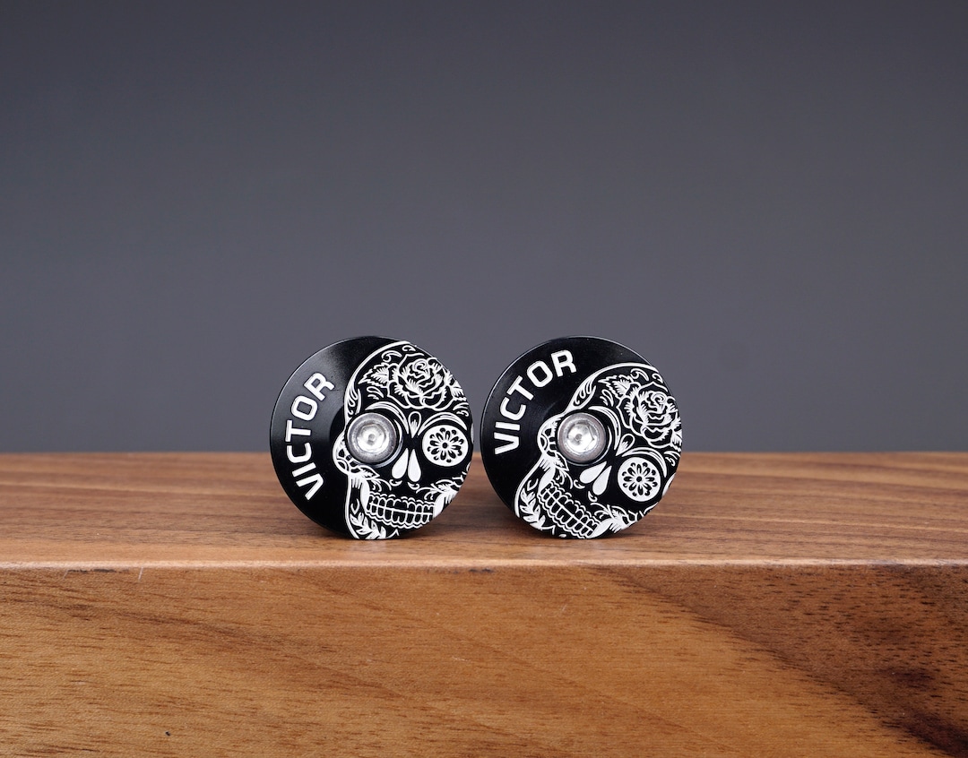 Personalized Bike Handle Bar End Plugs Road Mountain, Handle Bar End ...