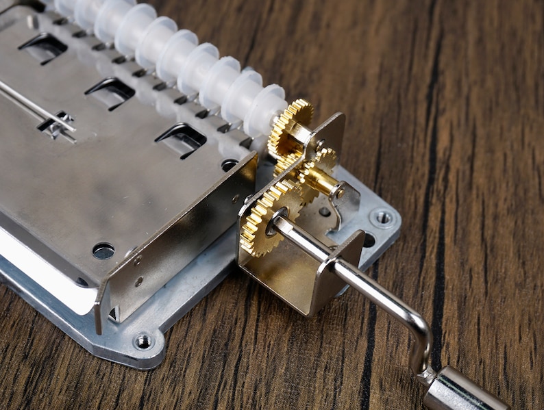 DIY Upgrade Your Paper Strip Music Box Mechanism, Hand Crank Music Box ...