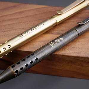 Personalized EDC Men Ballpoint Tactical Pen Magnetic Retractable With ...