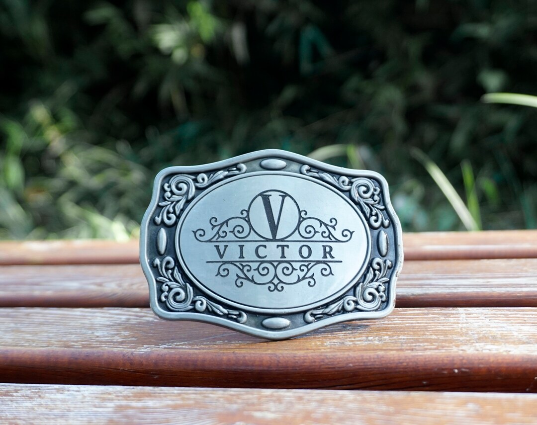 Personalized BELT BUCKLE for Man With Name Engraved, Custom Monogram ...