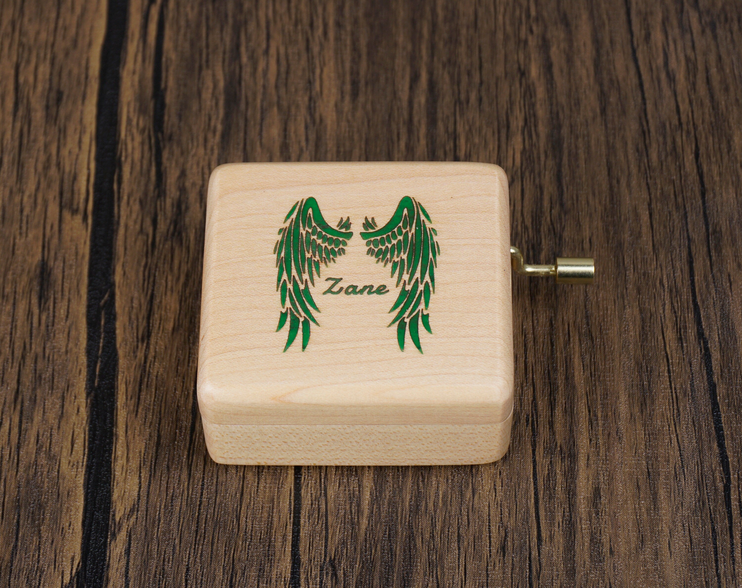 Personalized Music Box With Engraving and Inlay Grow in the - Etsy